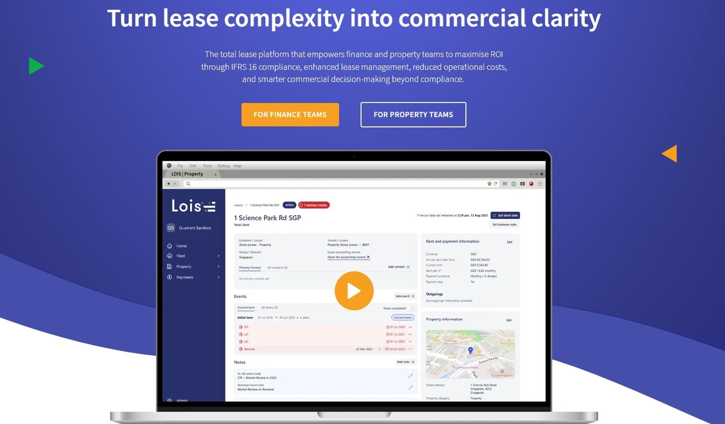 LOIS | Lease accounting and management | IFRS 16 Compliance